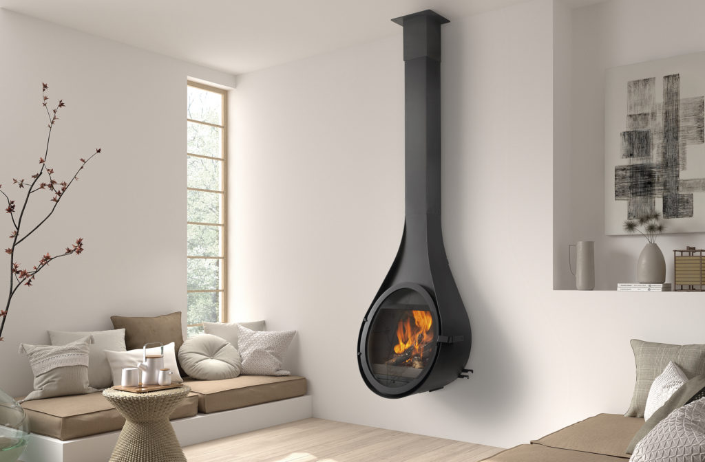 Poêle à bois ROCAL DROP - Mondial Poêles Montpellier Hérault